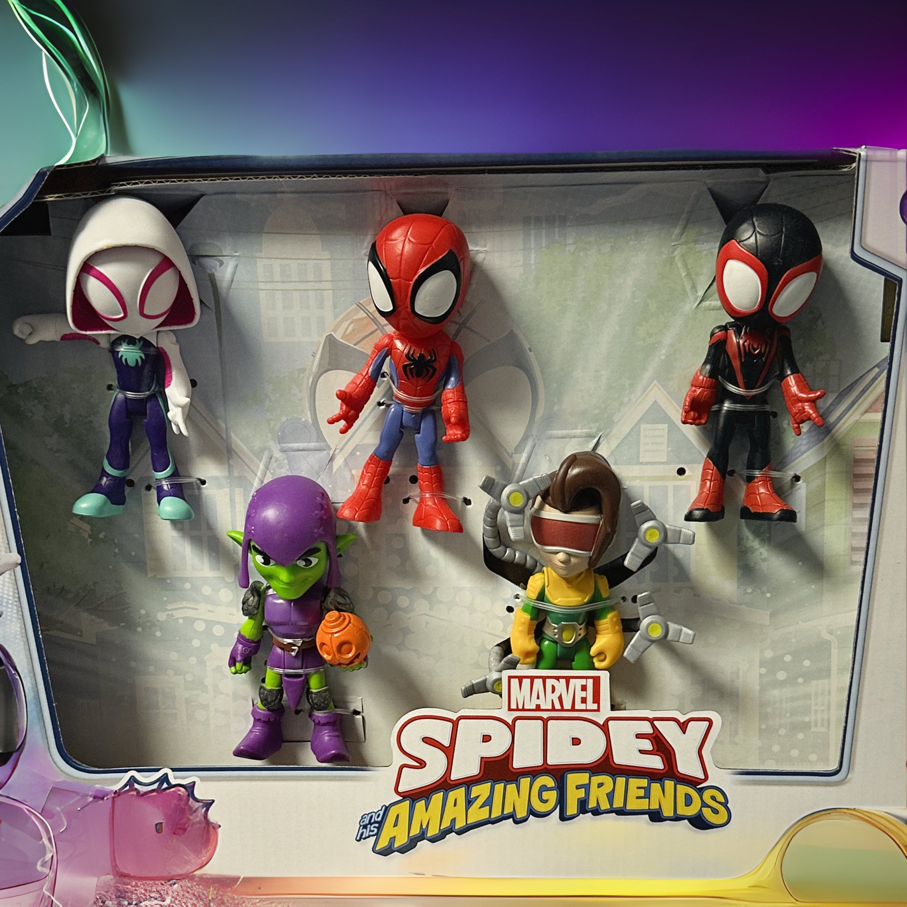 Marvel Spidey and His Amazing Friends Web Squad Figure Collection Multi ...